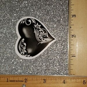 art class | Design | Art Gothic Waterpoof Sticker Heart | Poshmark